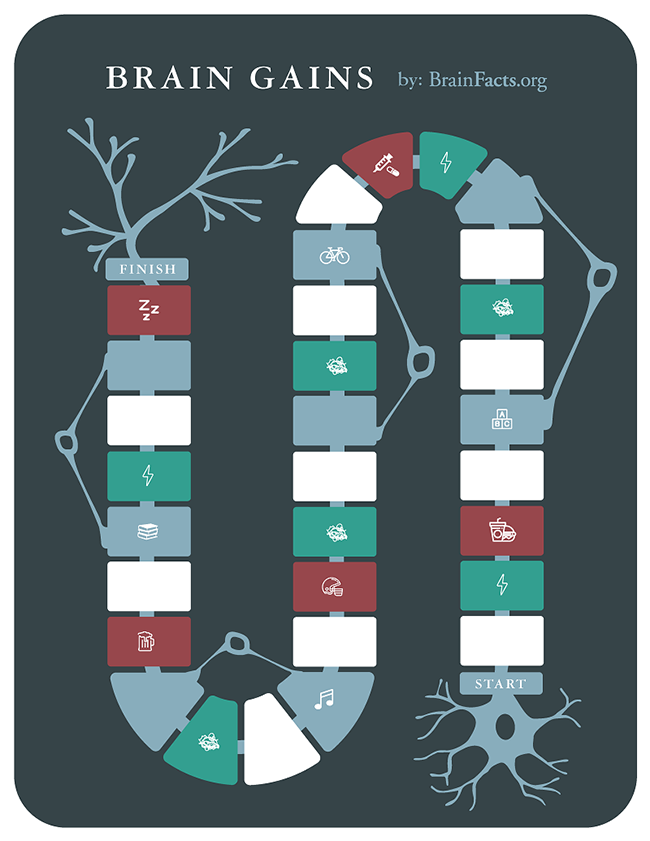 Brain Gains Board Game